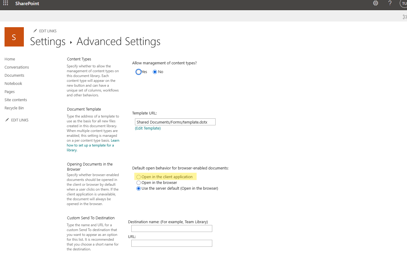 How to Automatically open SharePoint File in Desktop App