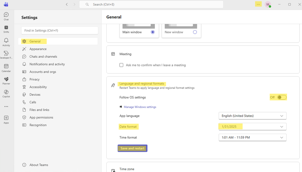 How to Change the Language in Microsoft Teams