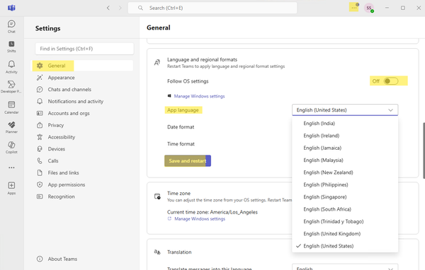 How to Change the Language in Microsoft Teams